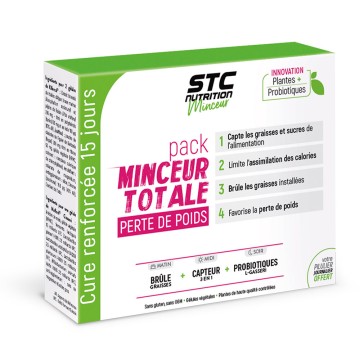 Pack Minceur Total - Probiotique naturel pour maigrir, cure minceur - STC Nutrition