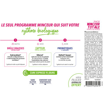 Pack Minceur Total - Probiotique naturel pour maigrir, cure minceur - STC Nutrition